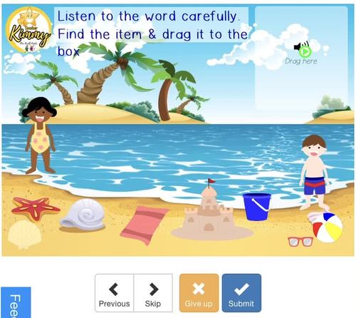 I hear, I spy (Summer Edition) with audio | Auditory Processing | TPT