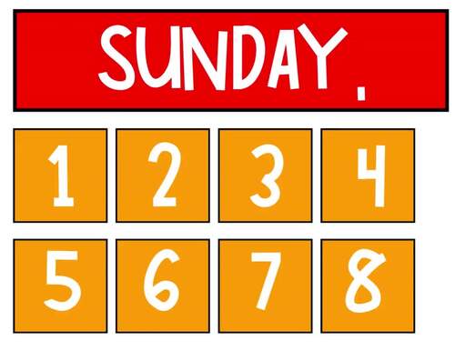 Superhero Flip Calendar with Two Fonts and Editable Version l Superhero ...