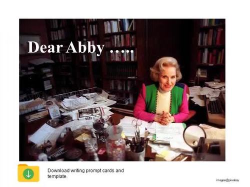 Dear Abby. PPTx. Giving Advice. Writing. Reading. ELA. ESL. EFL. Society.