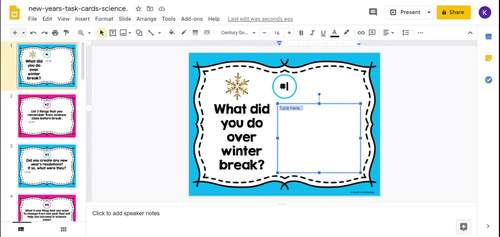 New Years 2025 Task Cards: Science Edition - PRINT AND DIGITAL | TPT