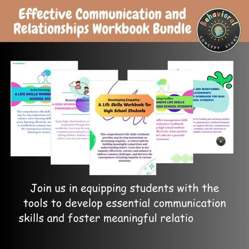 Effective Communication and Relationships Bundle for Kids | TPT