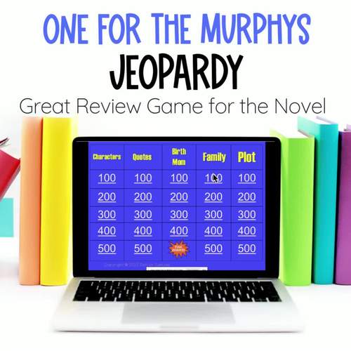One for the Murphys by Lynda Mullaly Hunt Jeopardy | TpT