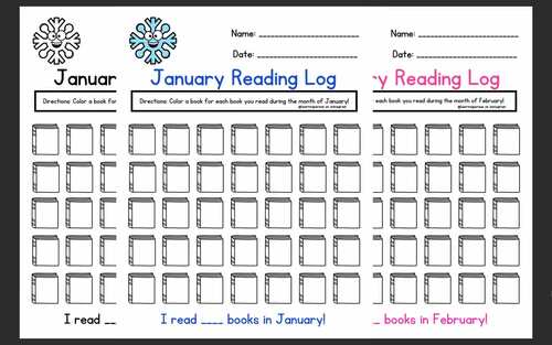 Monthly Reading Logs for PreK, Kindergarten, TK, UTK, First, Preschool