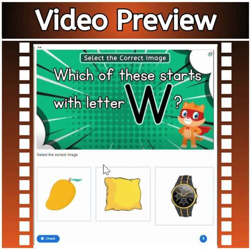 Correct Image: Alphabet (Vocabulary Pictures) Digital Resources | TPT
