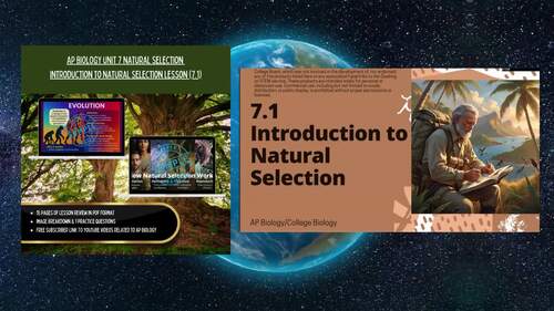 AP Biology UNIT 7 Natural Selection 7.1 Introduction to Natural ...
