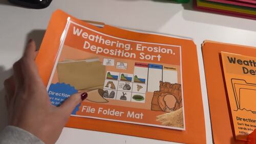 Weathering, Erosion, & Deposition Sort S5E1 Georgia Earth Science S5E1a