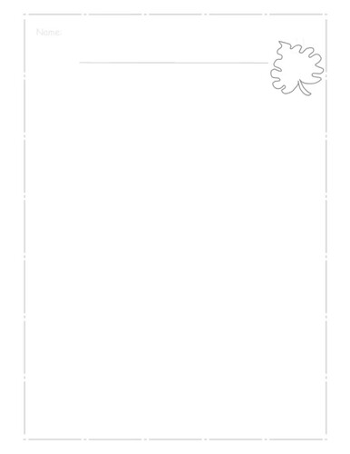 Leaf Worksheets - Leaf Investigation for Preschool and Kindergarten