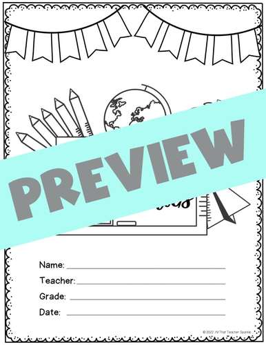 First Week of School Fun Activities - Back to School 3rd 4th 5th