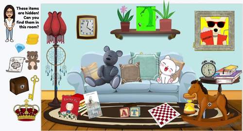 Digital Find the Hidden Objects Icebreaker Game for Distance Learning