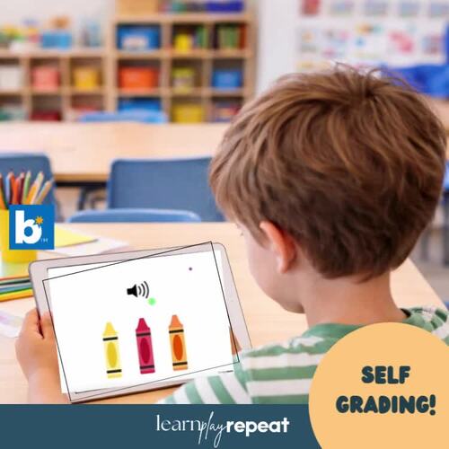 Color Comprehension | No Prep Colors Practice | Primary Colors boom cards