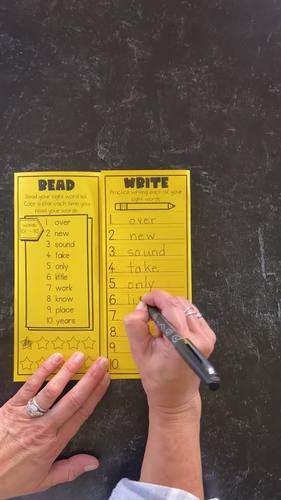 Sight Word Practice Brochures - Fry Instant Words 1 - 200 | TpT