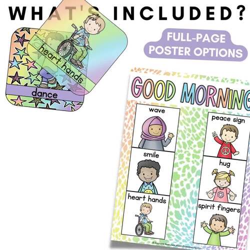 Hey Lisa! Bright & Happy Greeting Posters | Editable | *NEW | TPT