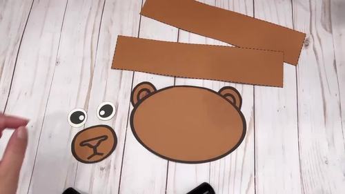 Bear Hat, Bear Headband Craft, B is for Bear by Liv and Leb | TPT