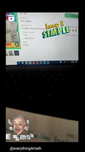 Solving One-Step Equations ( Equality Properties) Foldable - PDF+ EASEL