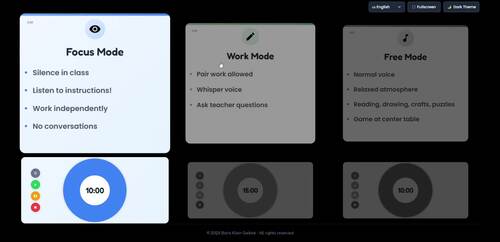 Class Modes | Focus + Work + Free Mode | Offline Smartboard Classroom ...