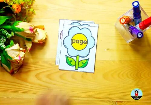 Spring CVCE Flashcards by The Joy in Teaching | TPT