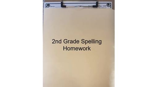Reach for Reading National Geographic 2nd Grade Spelling HW - SOR ...