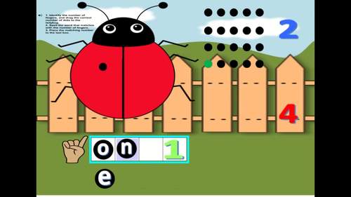 Subitizing Fingers with Ladybug Number Sense 1-20 Boom Cards by Teacher ...
