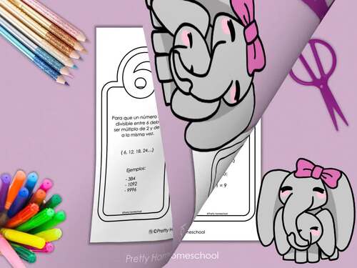 Actividad de Reglas de Divisibilidad – Libreta Interactiva by Pretty ...