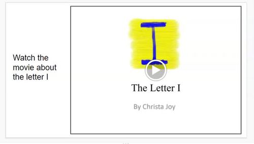 Letter I Activities for Special Education Letter of the Week | TPT