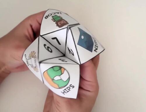 Jacob Wrestles with God Bible Cootie Catcher Craft, Sunday School or ...