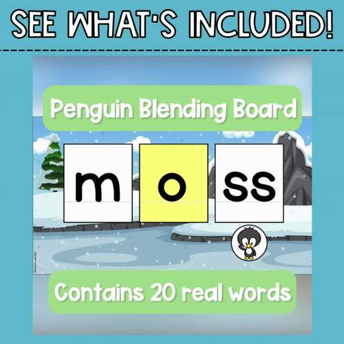 Blending Boards | Winter Theme | Floss Rule by Playful Pursuits | TPT