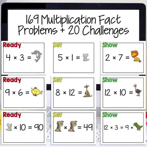 Digital Math Games | Math Facts Google Slides | Multiplication Facts ...