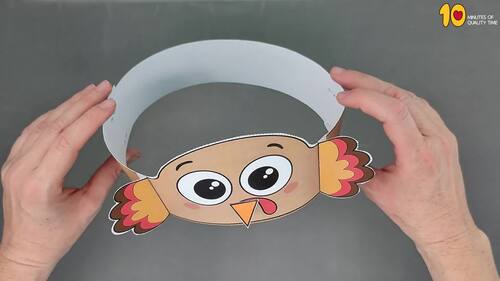 Turkey Hat Craft for Thanksgiving by 10 Minutes of Quality Time | TPT