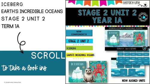 ICEBERG, INCREDIBLE OCEANS DET Stage 2 Unit 2 Term 1A, Genre CompB NSW ...
