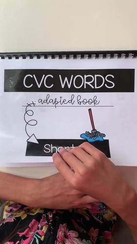 CVC Short -O Adapted Books (PDF + Interactive Digital) by Diana T Sylvander