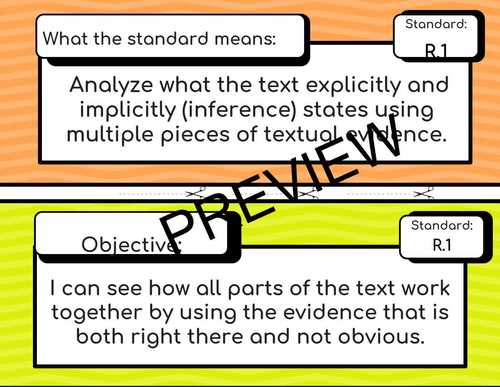 R.1-10 ELA Middle School Standards- The ELA Teacher's Best Friend! by ...