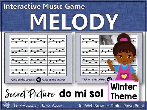 Winter Music | Do Mi Sol Interactive Solfege Game {Reveal the Secret ...
