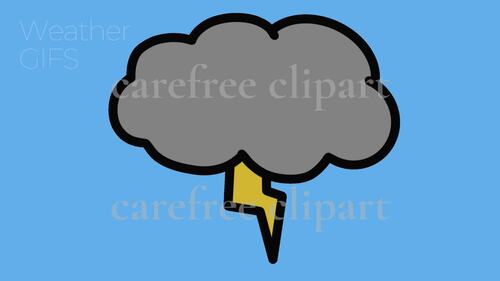 Weather GIFs by Carefree Clipart | TPT