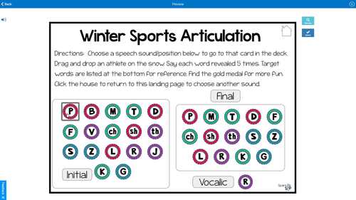 Winter Sports Articulation Boom Cards™️ for Speech Therapy | TPT