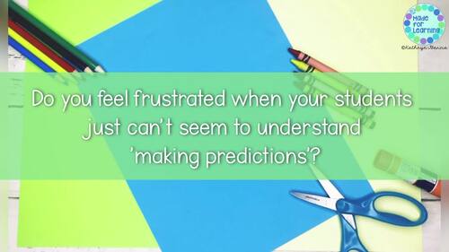 Making Predictions Reading Strategy | Oral Language, Reading, Writing ...