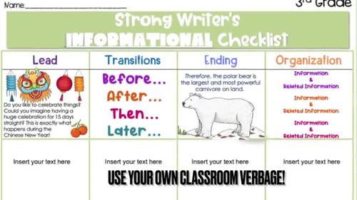 3rd Grade Opinion, Informative, and Narrative Writing | TPT