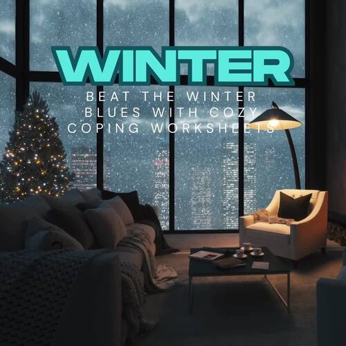 Winter Mental Health Workbook, Coping Skills, Self-Care Activities Mood ...