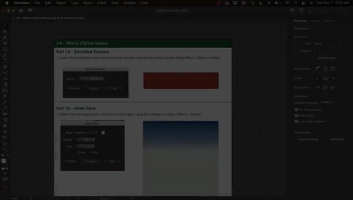 Adobe Illustrator - Effects Stylize Menu by T Morales Digital Design