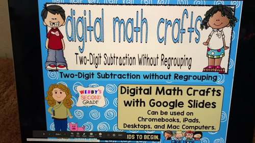 Distance Learning Two Digit Subtraction Without Regrouping | TpT