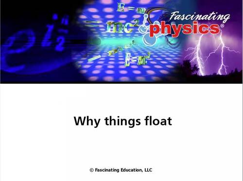 Why Things Float by Sheldon Margulies | TPT