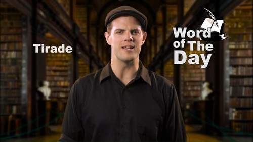 Word of the Day - Tirade by The Storyteller Teacher | TPT