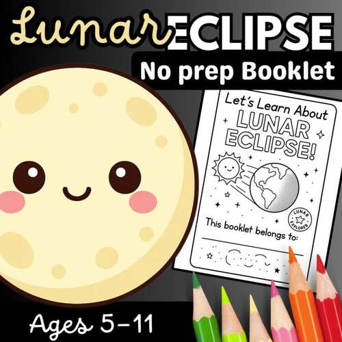 Lunar Eclipse Activity Booklet | Science K–3 | Total Eclipse | TPT