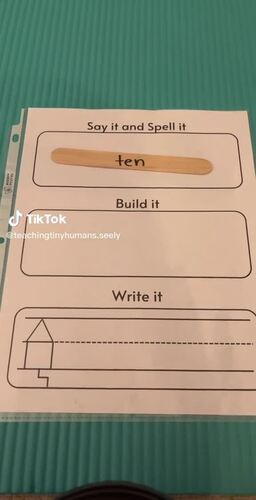 Orton Gillingham Say it-Build it-Write it Activity | TPT
