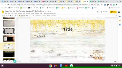Winter Bundle Modern Farmhouse Templates Daily Slide Agendas for Google ...