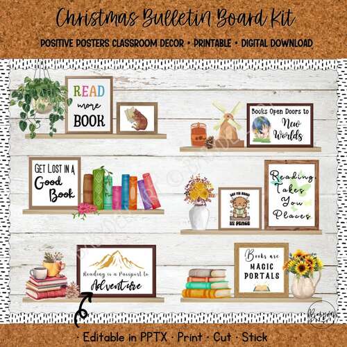 Winter Bulletin Board Kit | Cozy Classroom Decor | Positive Holiday Posters