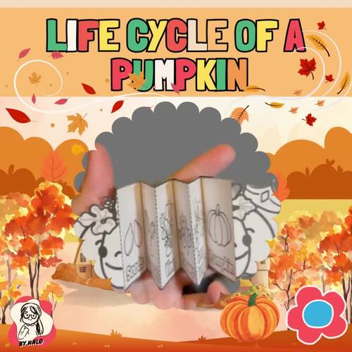 Life Cycle of a Pumpkin Foldable Craft | Fall Science Activity for Kids ...