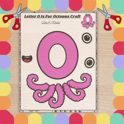 Letter O Is for Octopus Craft | Alphabet Craft | Phonics & Fine Motor ...