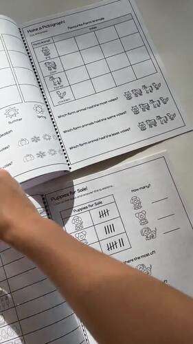 Data Workbooks - Sorting, Tallying and Graphing (JK/SK) | TPT