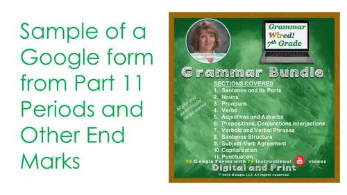 7th Grade: Part 2 Nouns--Grammar Wired! by Learning with Lulu | TPT