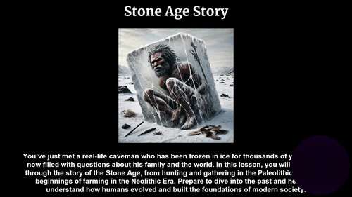 Social Studies Stone Age Simulation: Paleolithic-Neo History Game Unit ...